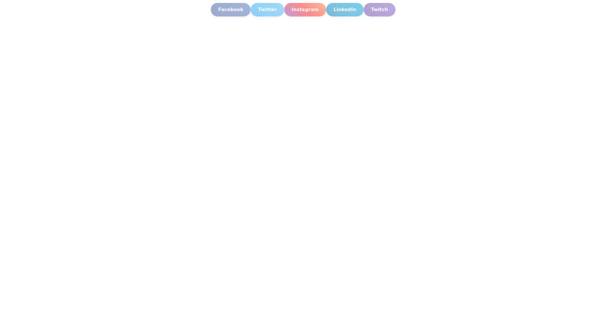 Animated Social Buttons - Free Html, Bootstrap Component