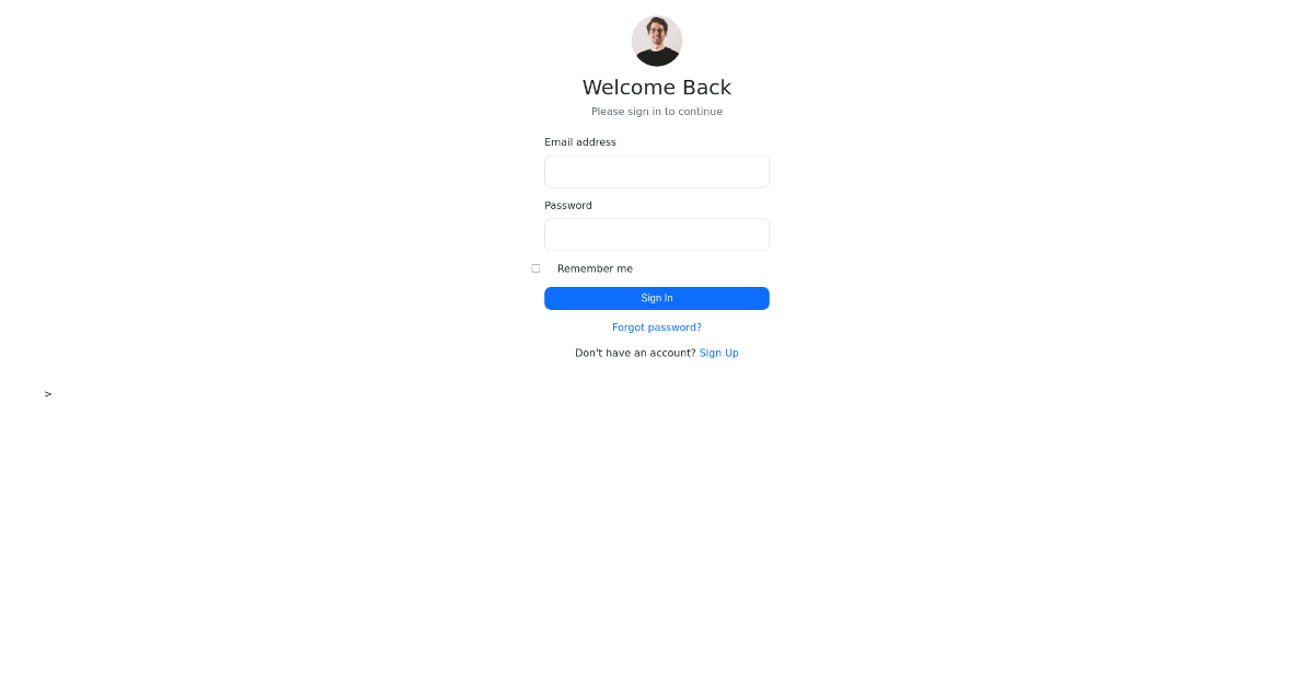 Modern Sign Form - Free Html, Bootstrap Component