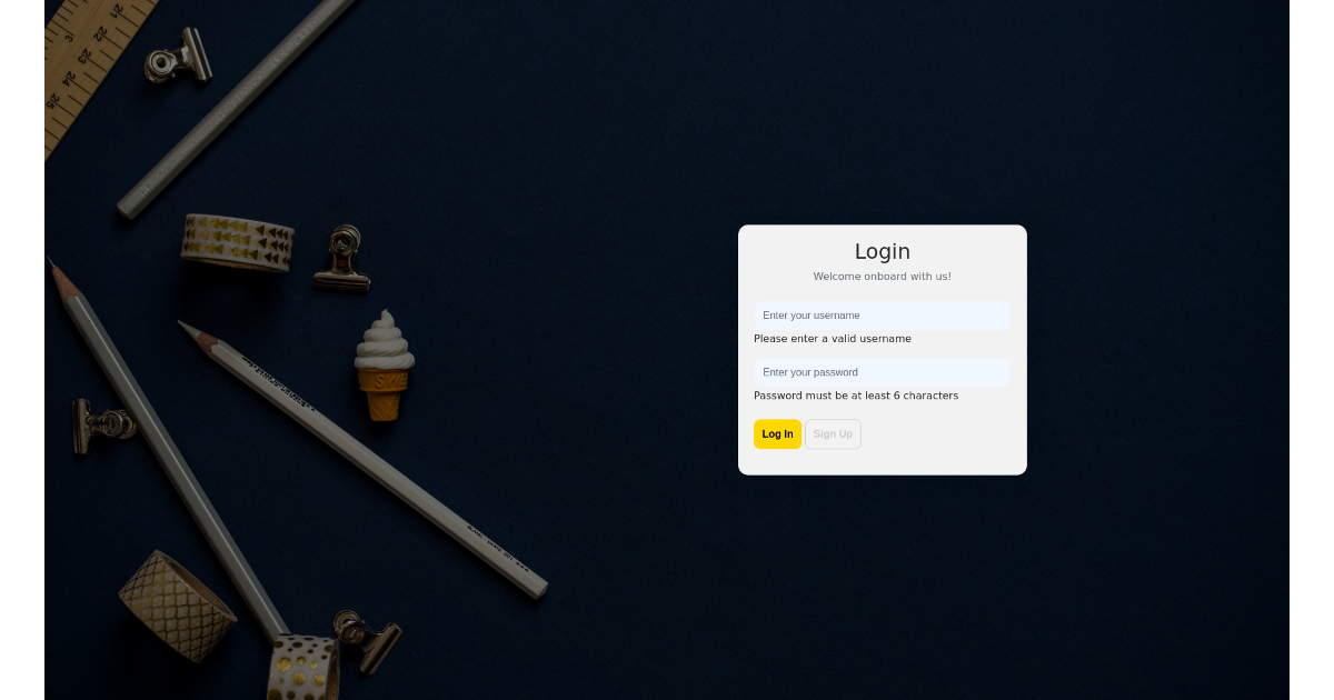 Modern Login Screen - Free Html, Bootstrap Component