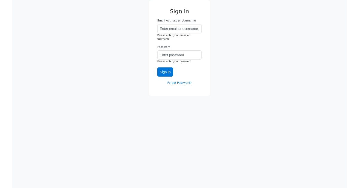 Modern Sign Form - Free Html, Bootstrap Component