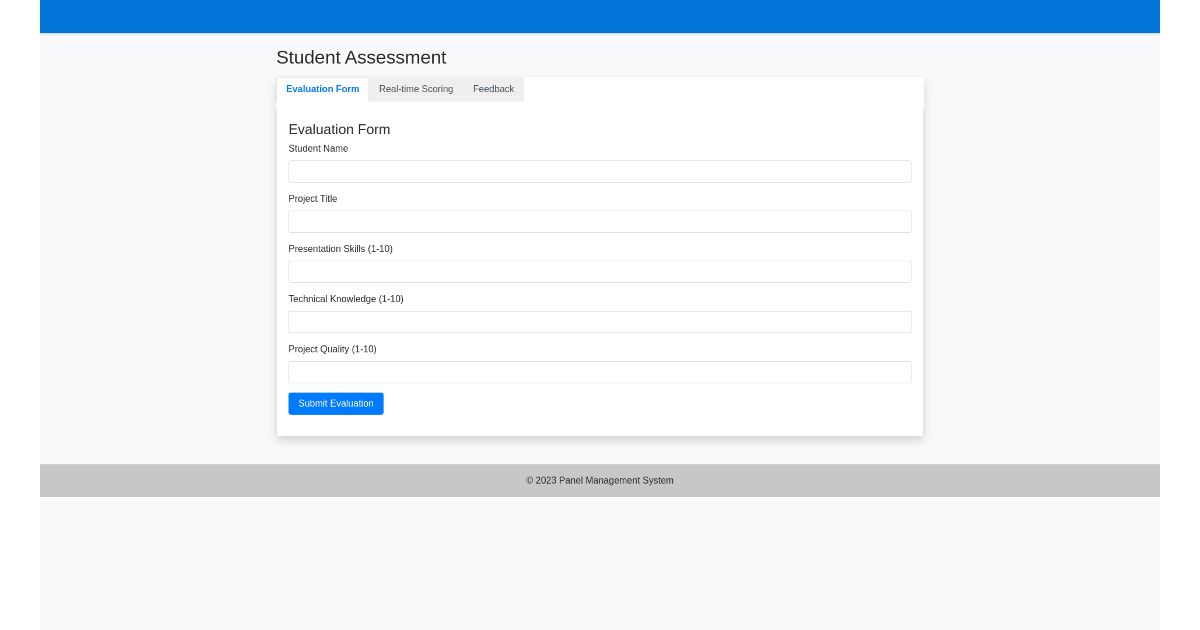 Panel Management Dashboard - Free Html, Bootstrap Component
