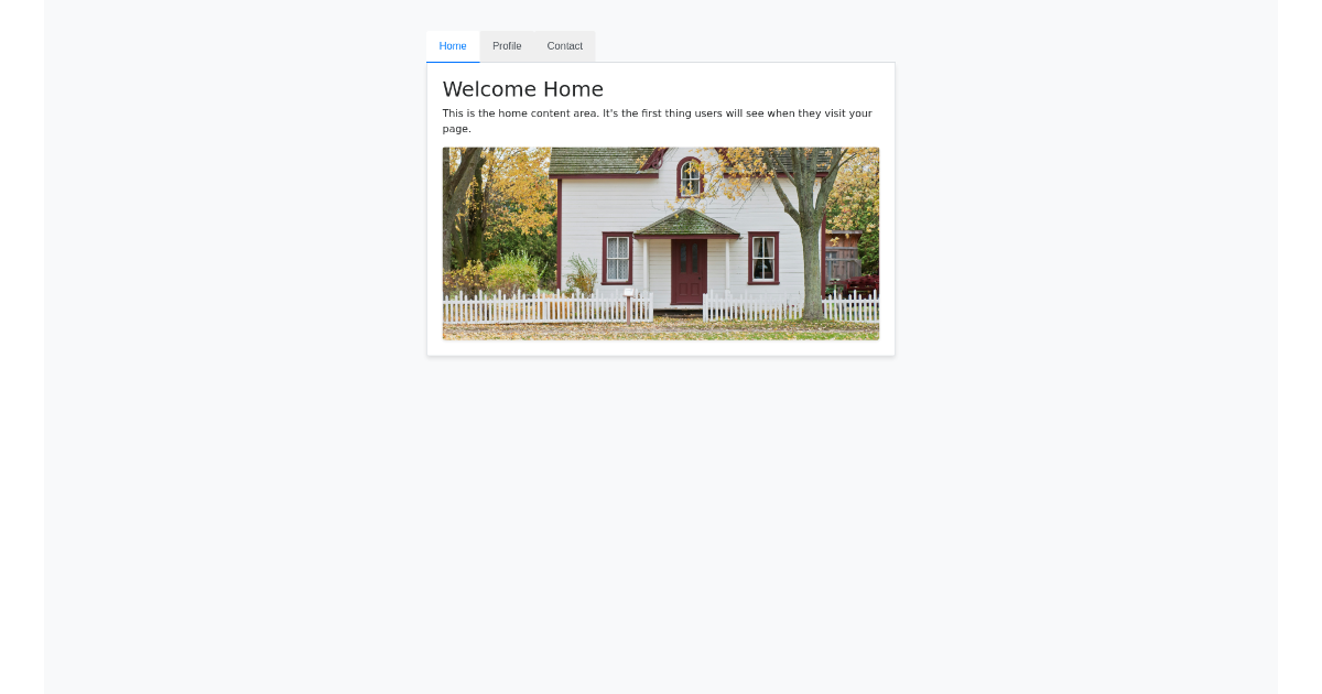 Animated Tab Component - Free Html, Bootstrap Component