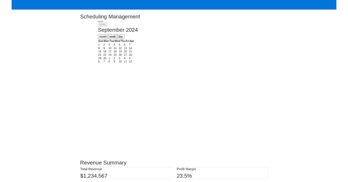 H R Management Dashboard - Free Html, Bootstrap Component