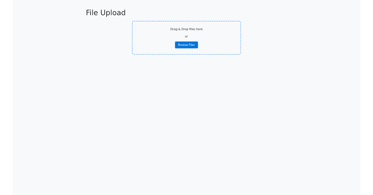 Rich File Uploader - Free Html, Bootstrap Component