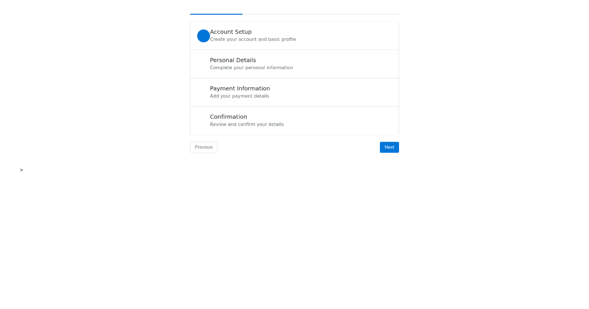 Vertical Progress Stepper - Free Html, Bootstrap Component