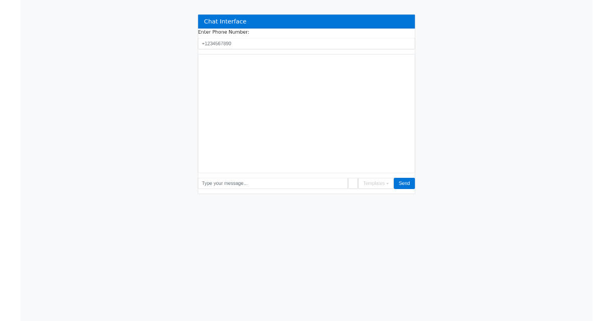 Chat Interface Component - Free Html, Bootstrap Component