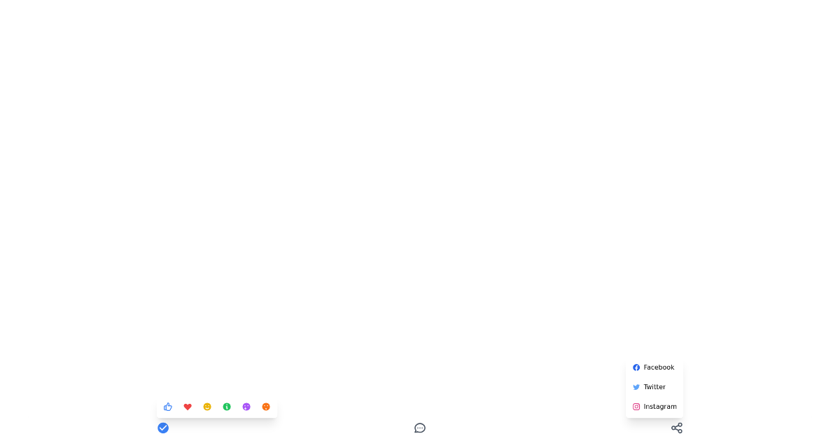 Interactive Bottom Toolbar - Free Html, Tailwind Component