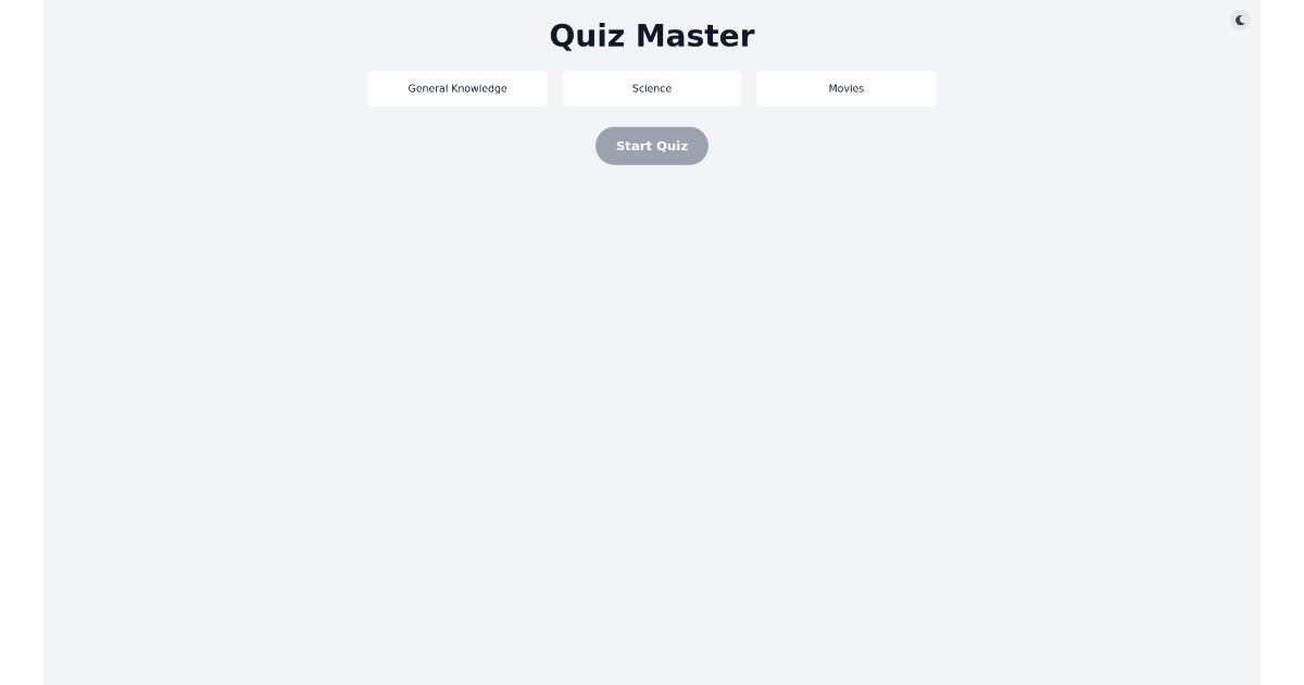 Quiz App - Free React, Tailwind Component
