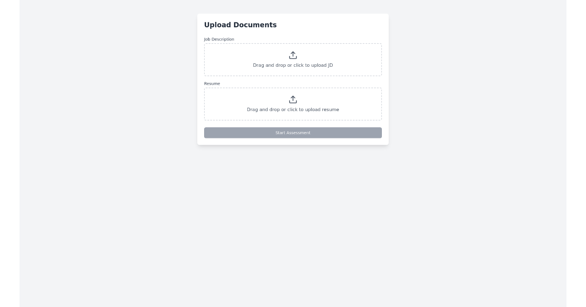 Create a Candidate Assessment UI with React and Tailwind