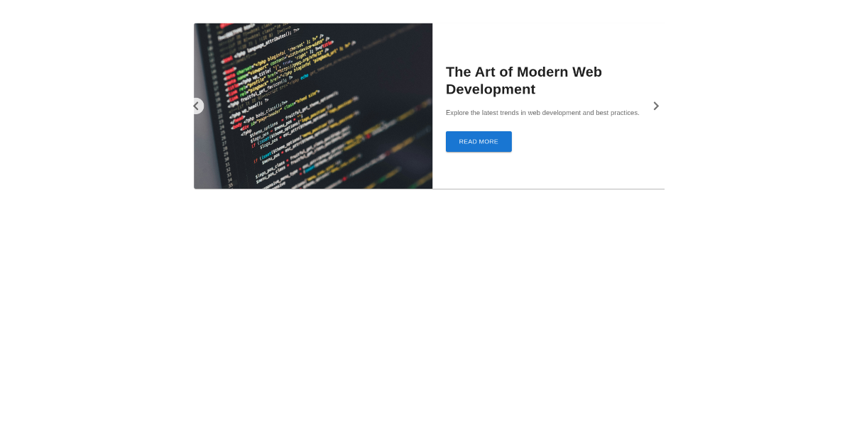 Carousel Container - Free React, Mui Component