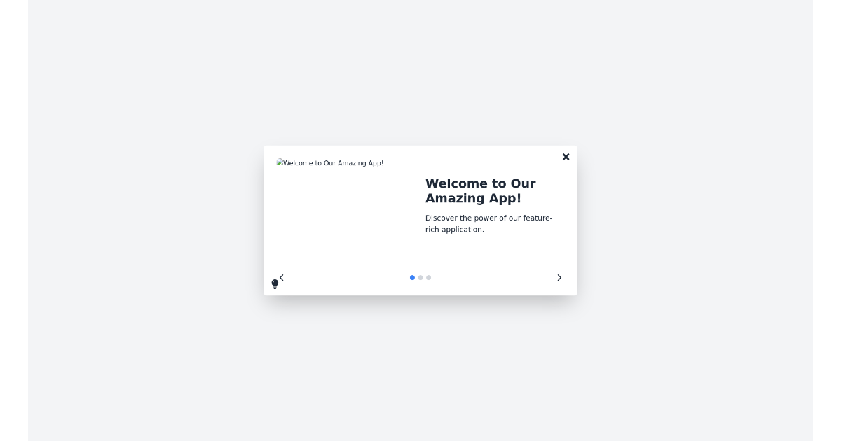Center Popup - Free React, Tailwind Component