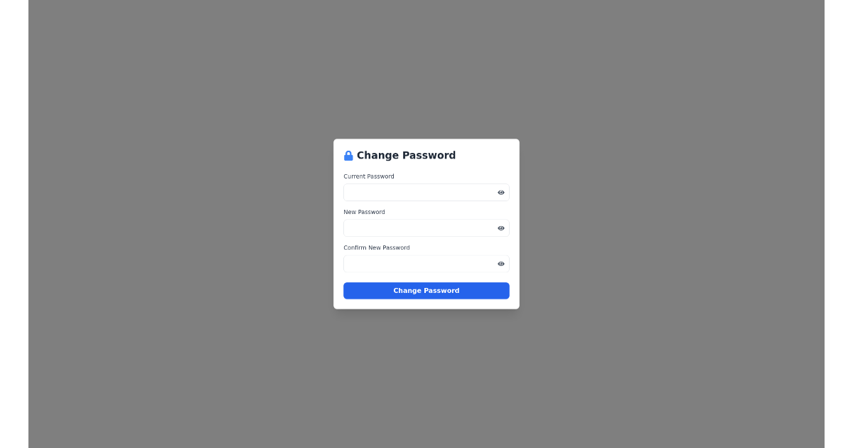 Change Password Modal - Free React, Tailwind Component