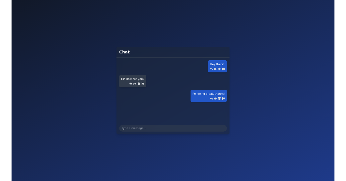 Chat Component - Free React, Tailwind Component