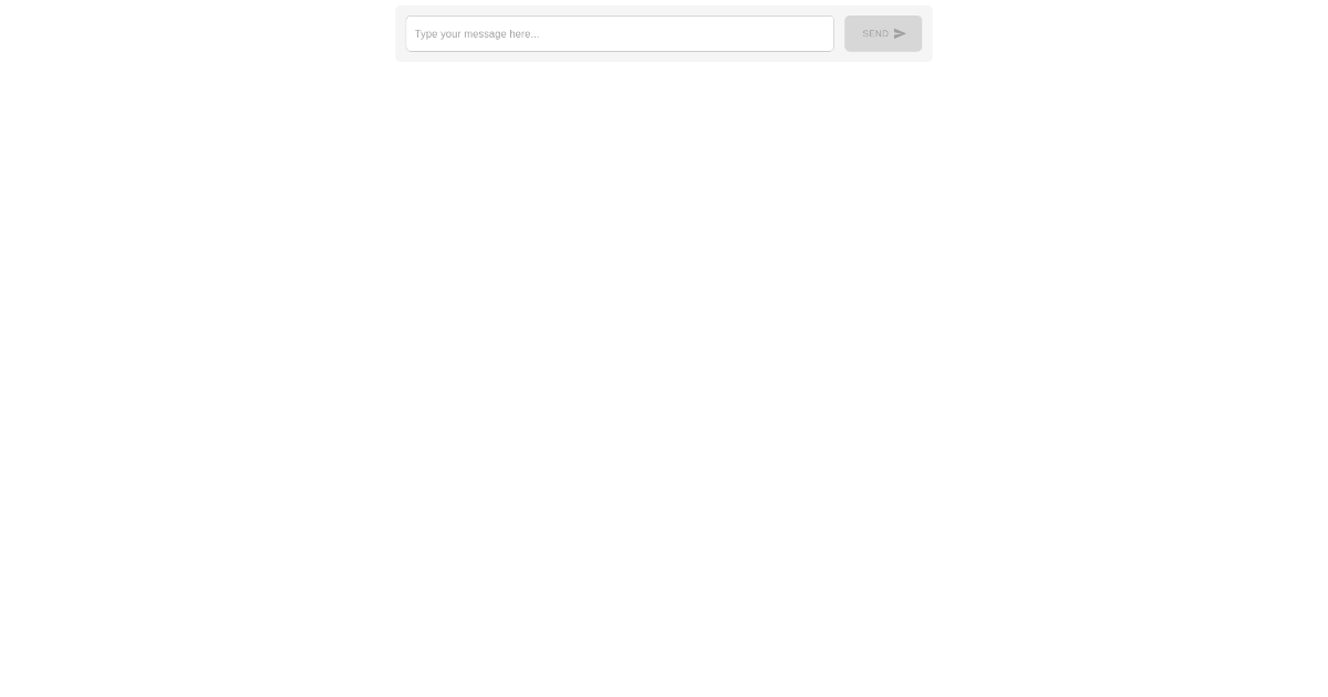 React Chat Input With Submit Button Mui Ui Library