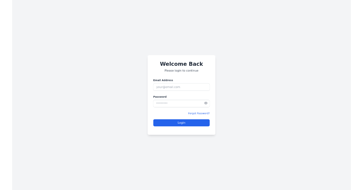 Chat Login Interface - Free Html, Tailwind Component