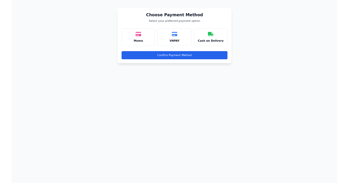 Payment Method Page - Free React, Tailwind Component