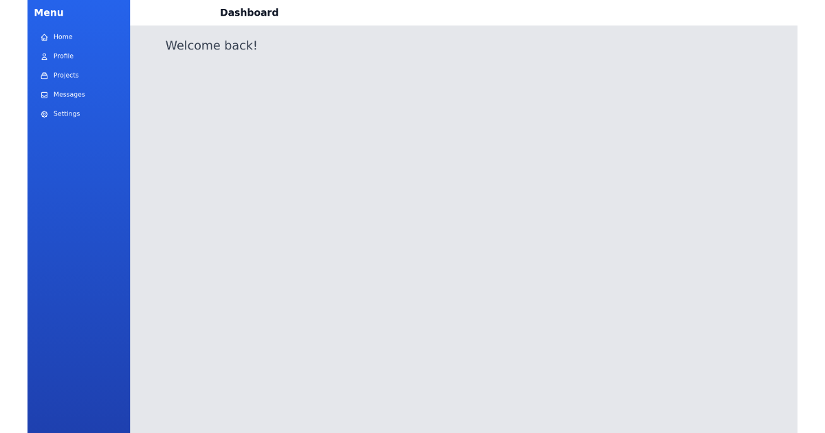 Collapsible Sidebar Component - Free Html, Tailwind Component