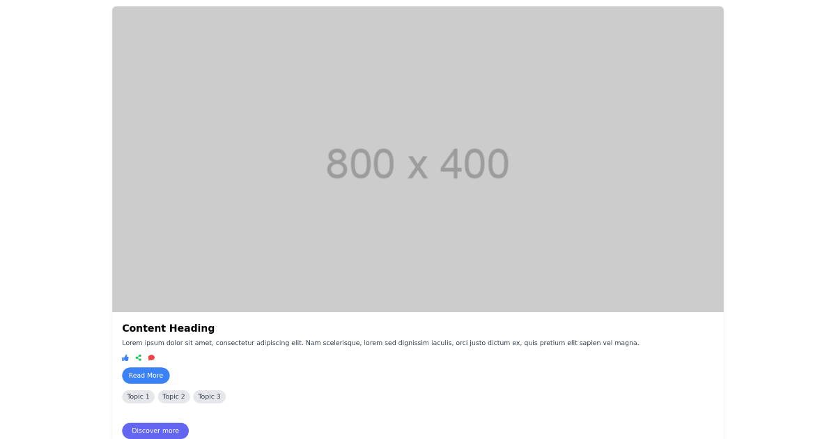 Build Interactive Content Sections with React and Tailwind CSS