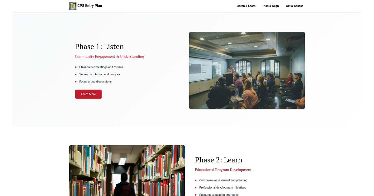 District Entry Plan - Free Html, Bootstrap Component
