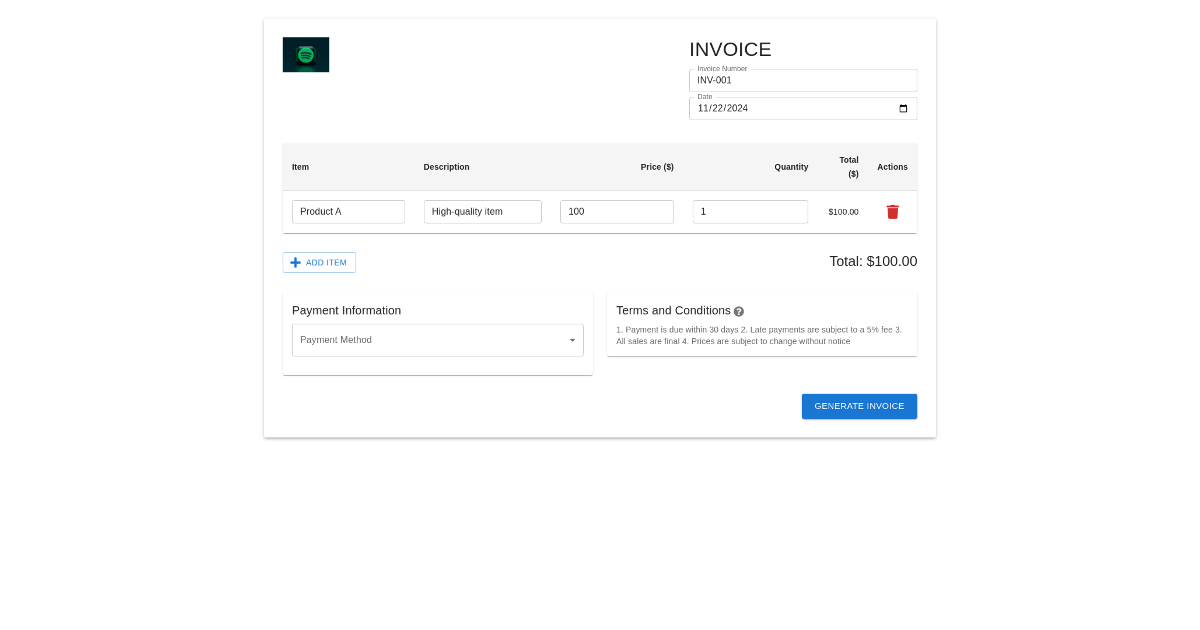 Styled Table Cell - Free React, Mui Component