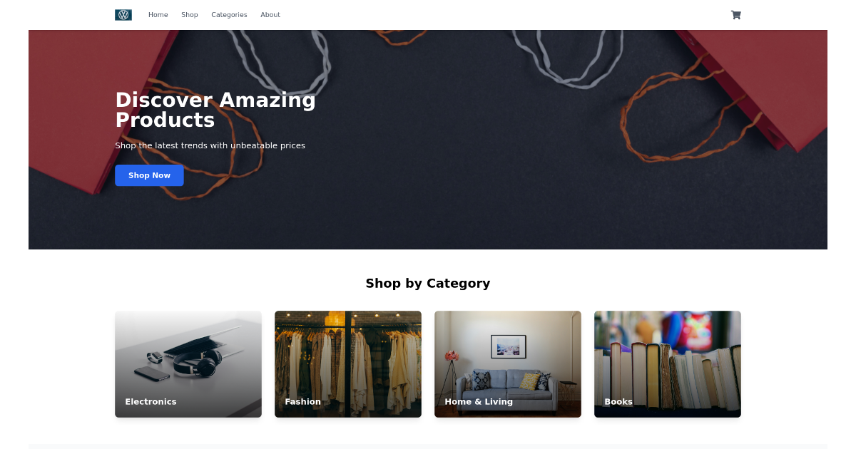 Home Page - Free React, Tailwind Component