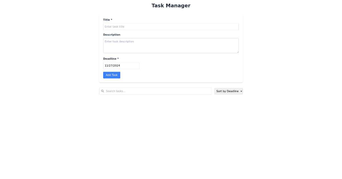 Build a Task Management System Using React and Tailwind CSS