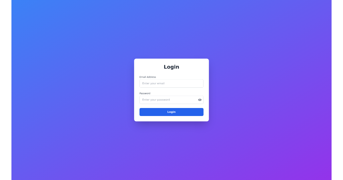 Login Form - Free React, Tailwind Component