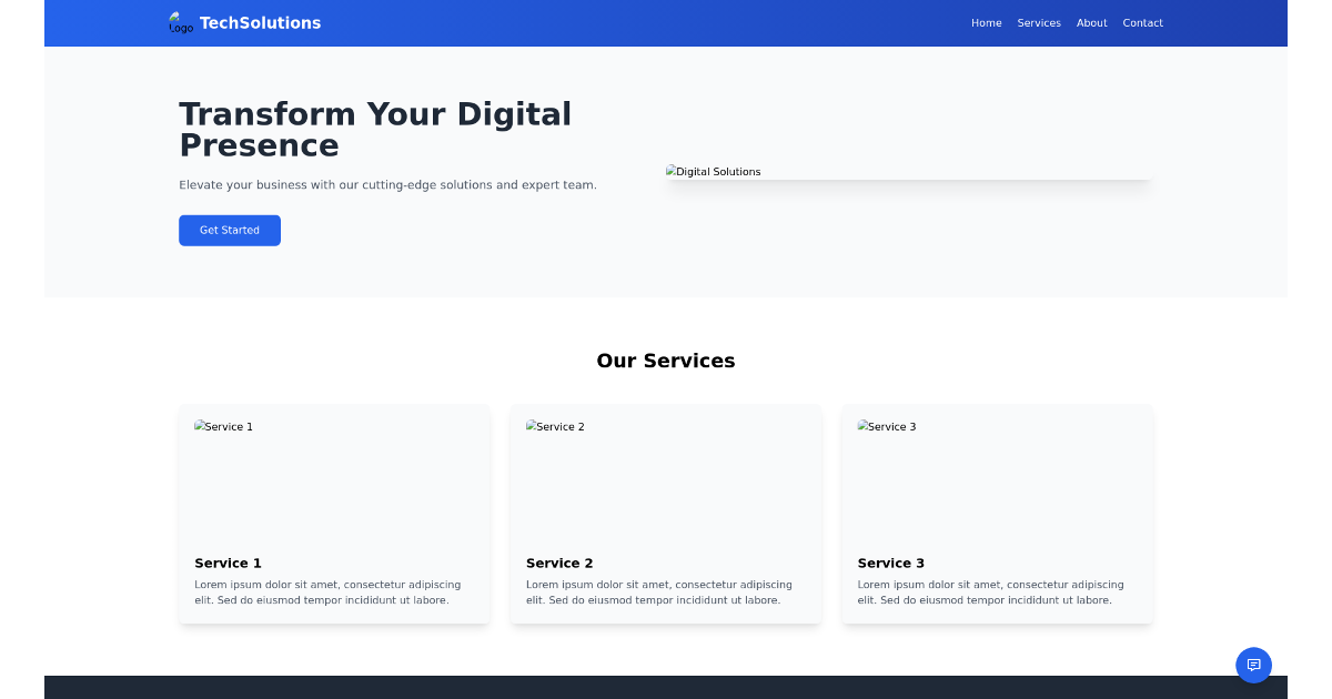 Landing Page - Free React, Tailwind Component