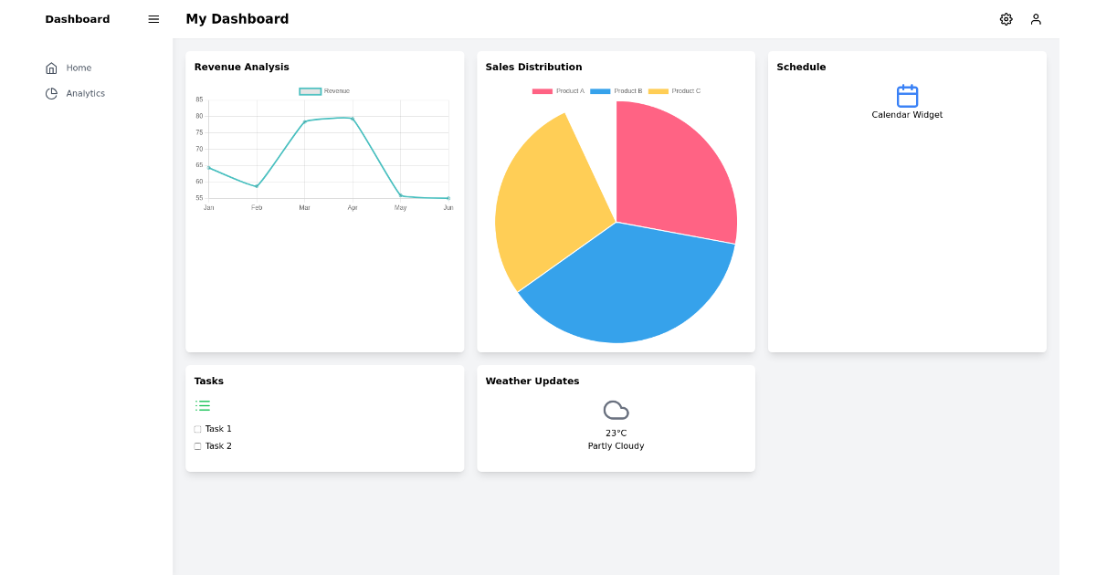 Draggable Widget - Free React, Tailwind Component