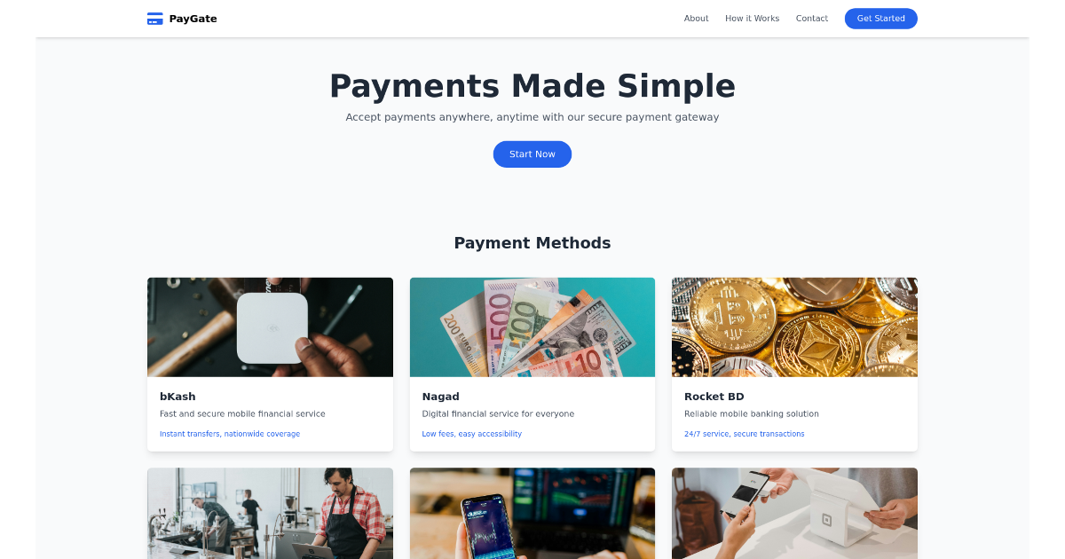 Payment Gateway - Free React, Tailwind Component