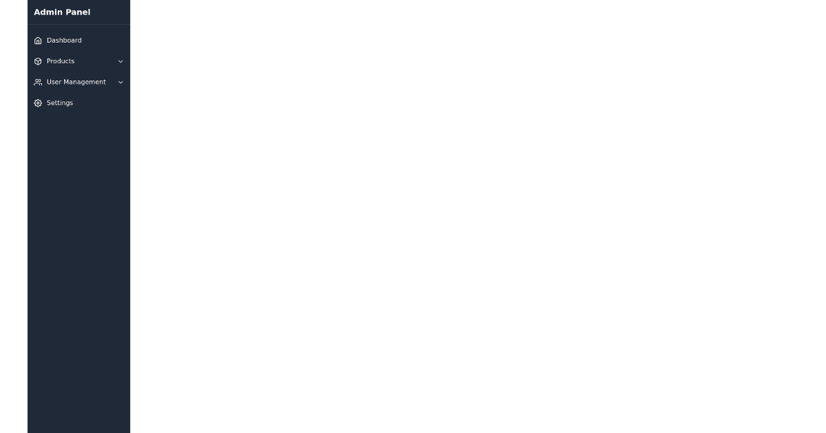 React Tailwind Sidebar with Submenus | Easy UI Components