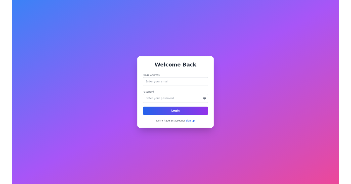 Login Page - Free React, Tailwind Component