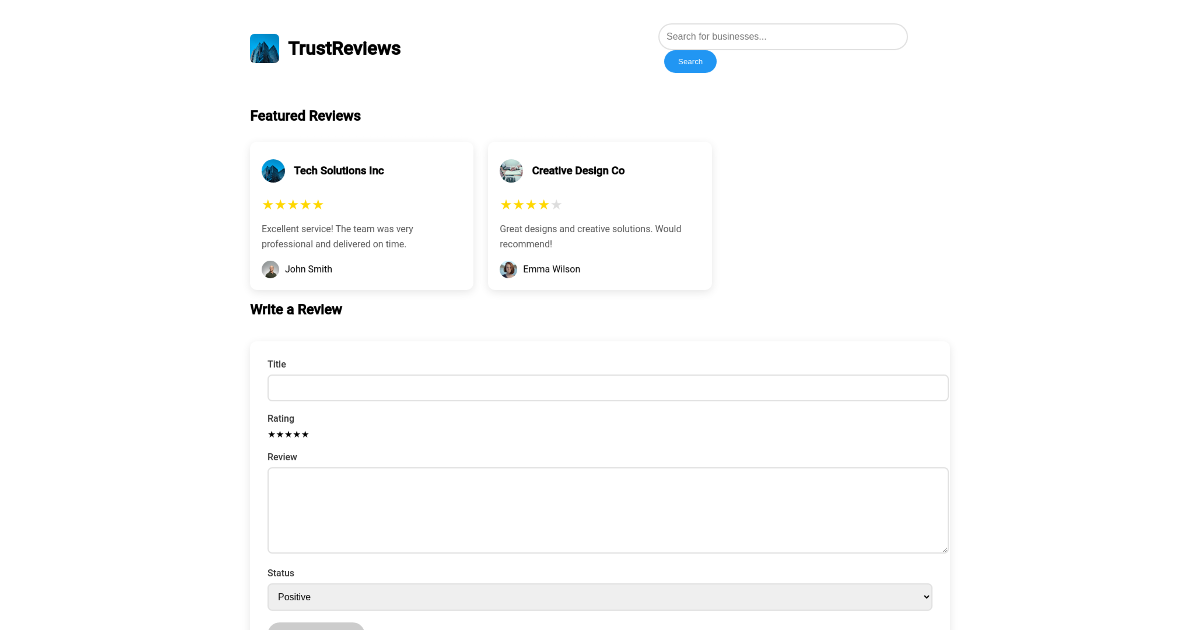 Reviews Platform Component - Free Angular, Css Component