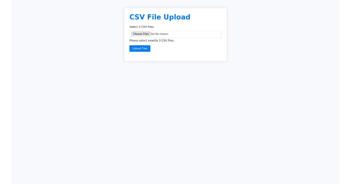 C S V Upload Form - Free Html, Bootstrap Component