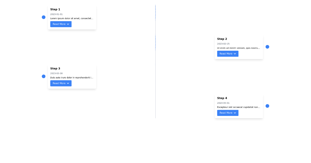 Timeline Card - Free React, Tailwind Component