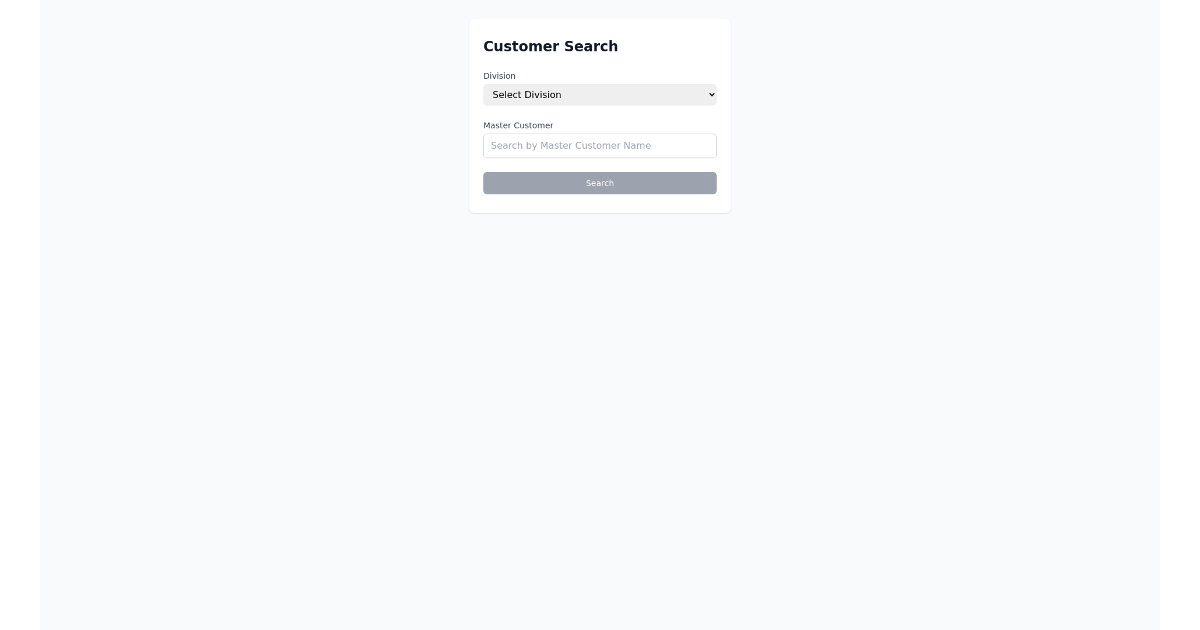 Customer Search Component - Free Angular, Tailwind Component