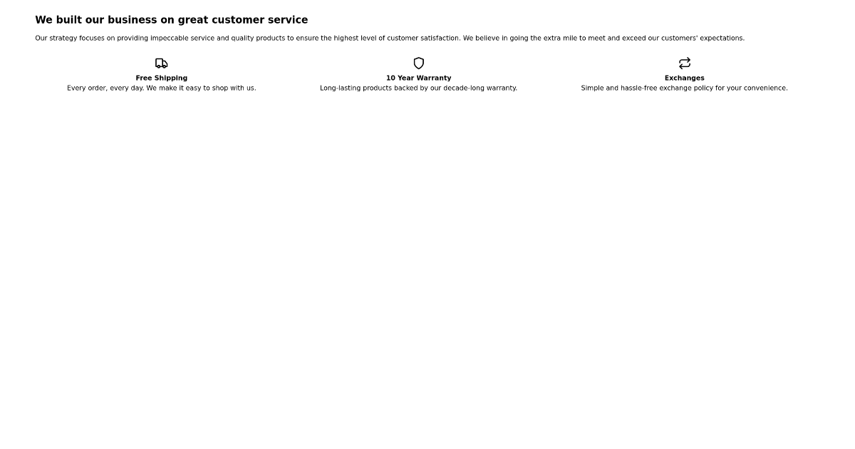 Service Highlights Section - Free React, Tailwind Component