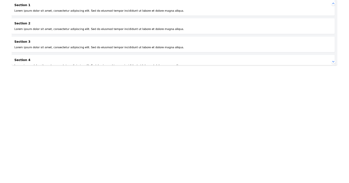 React Custom Scrollbar with Tailwind CSS - Simple & Attractive