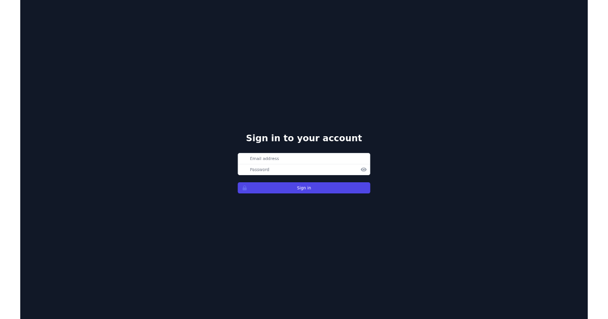 Login Page - Free React, Tailwind Component