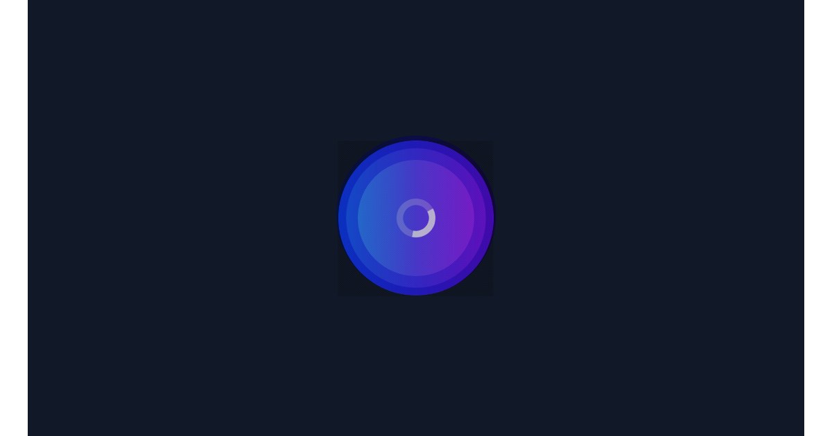 Futuristic Dark Loading Animation with Neon Colors | Tailwind UI