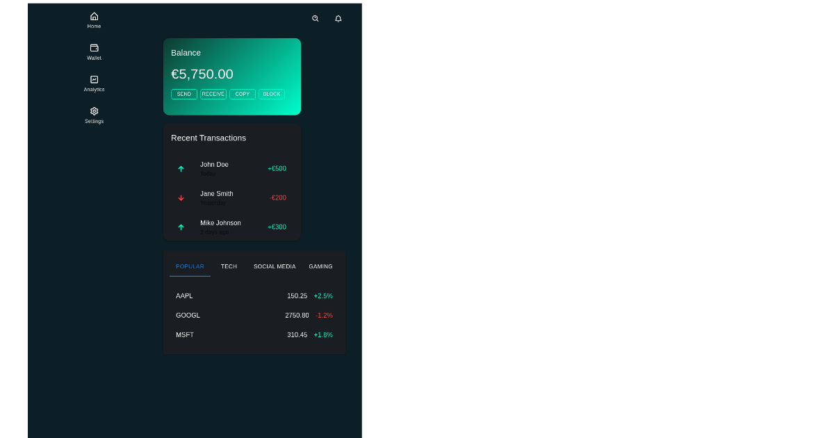 Main Container - Free React, Mui Component