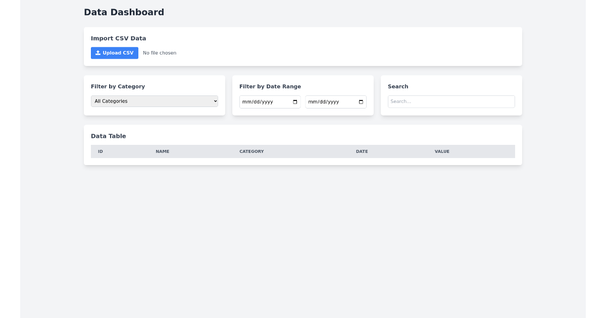 Build an Elegant Data Dashboard with CSV Filtering | Tailwind UI