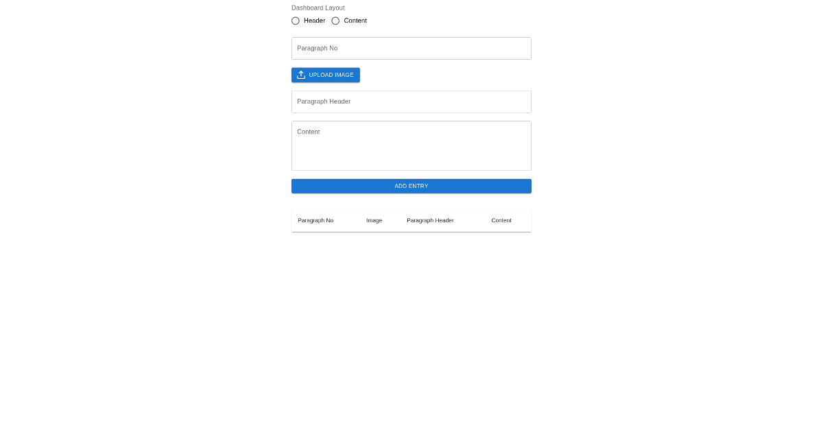 Radio Button Form Table - Free React, Mui Component