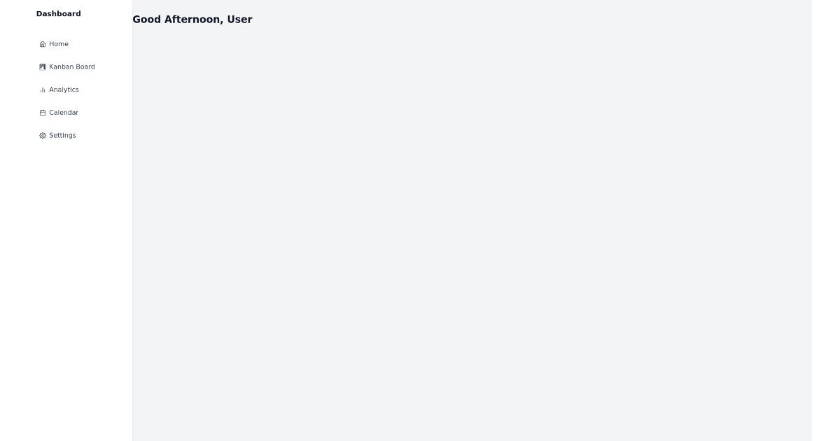 Dashboard Layout - Free React, Tailwind Component