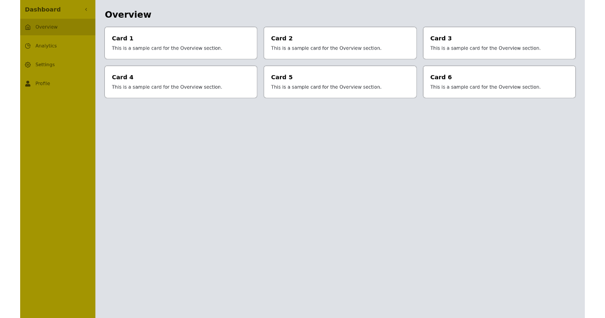 Dashboard - Free React, Tailwind Component