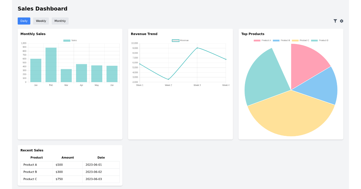 Draggable Widget - Free React, Tailwind Component