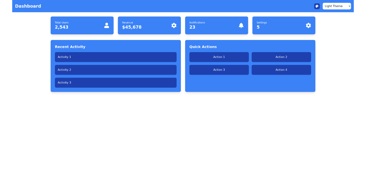 Dashboard - Free React, Tailwind Component