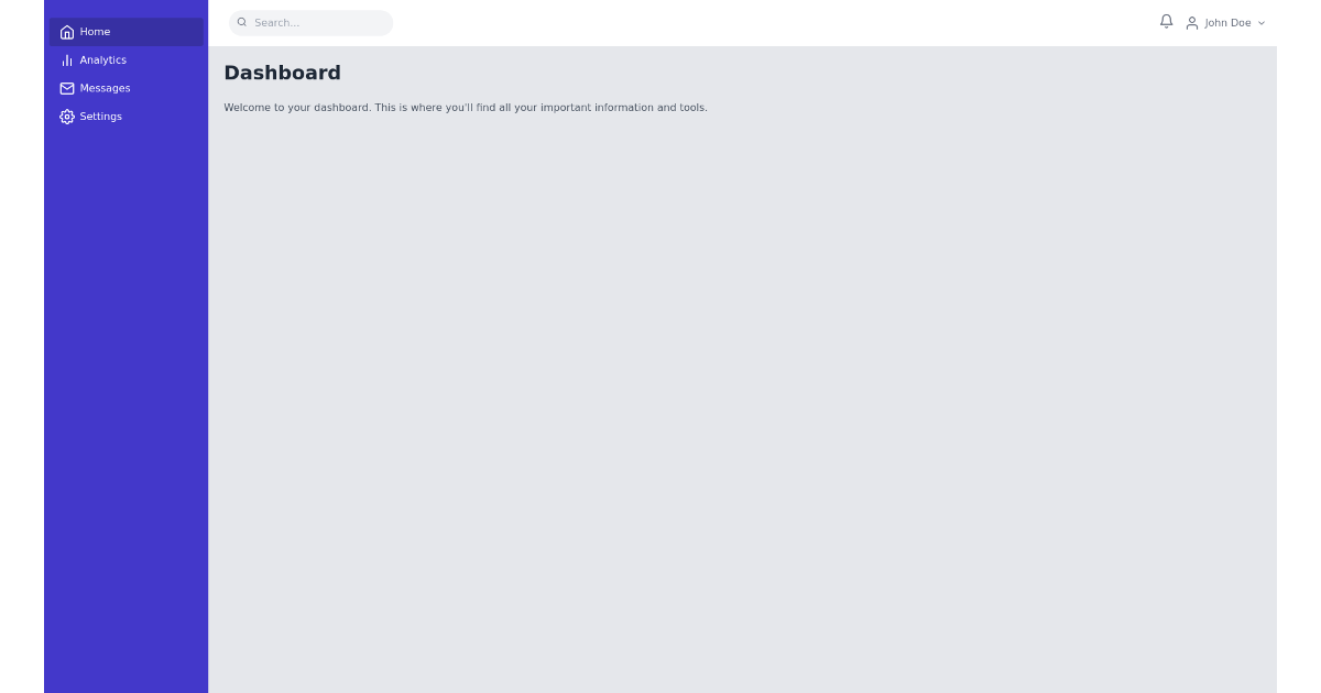 Dashboard - Free React, Tailwind Component
