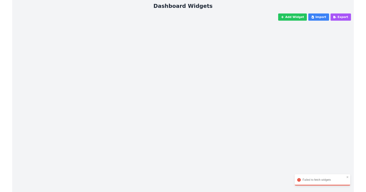 Dashboard Widgets - Free React, Tailwind Component
