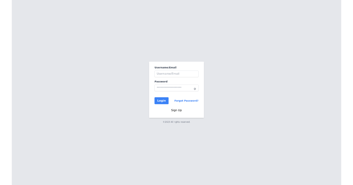 Login Design Component - Free React, Tailwind Component